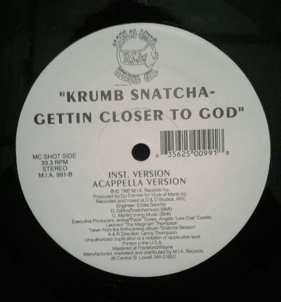 Krumb Snatcha. Gettin Closer To God – Fun Box Extreme