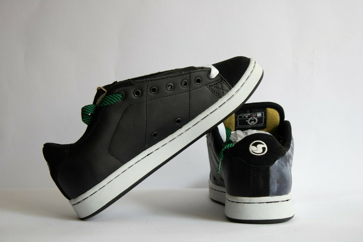 DVS Gavin Classic SP2 Burnett Photo Black Leather Shoes-Mens size 8 ...